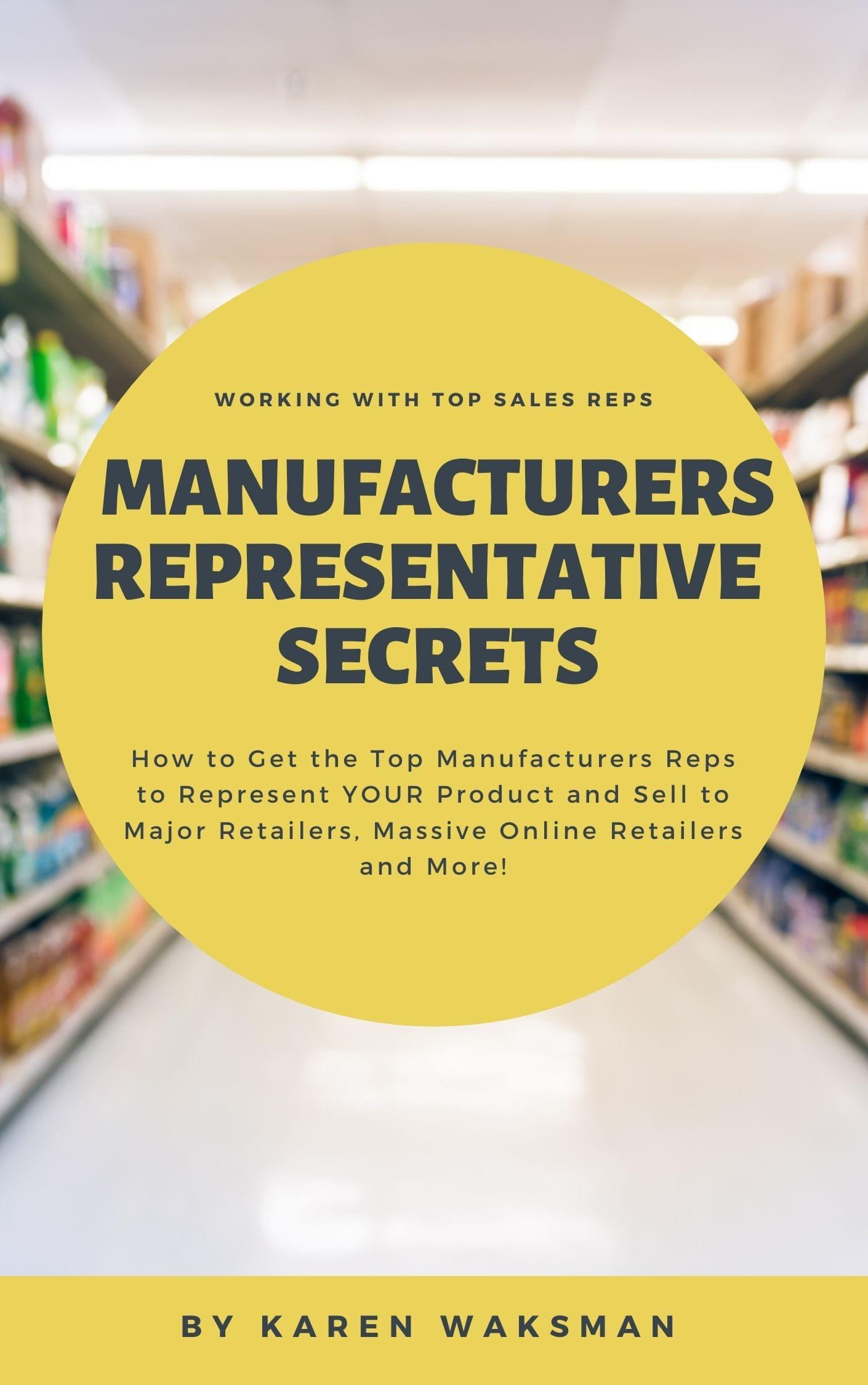 Manufacturers Rep Secrets Book - Retail MBA